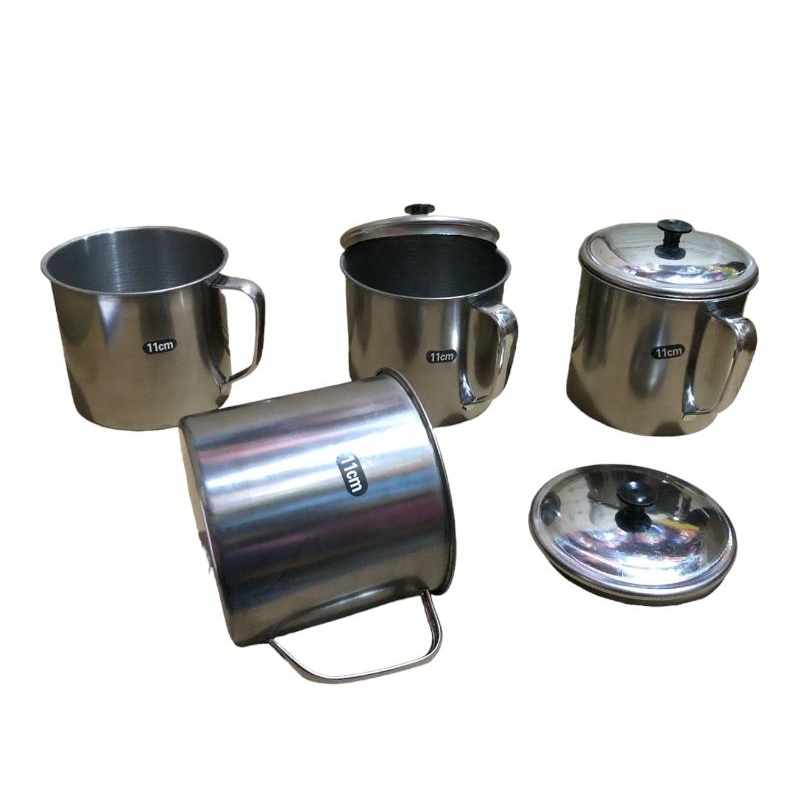 Jual MUG STAINLESS 11 CM / CANGKIR MUG KALENG | Shopee Indonesia