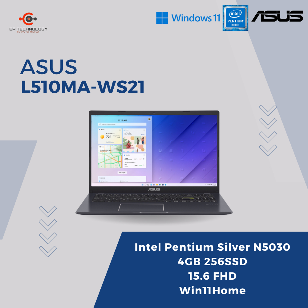 Jual ASUS L510MA-WS21 Pentium Silver N5030 4GB 256SSD 15.6 FHD Win11 ...