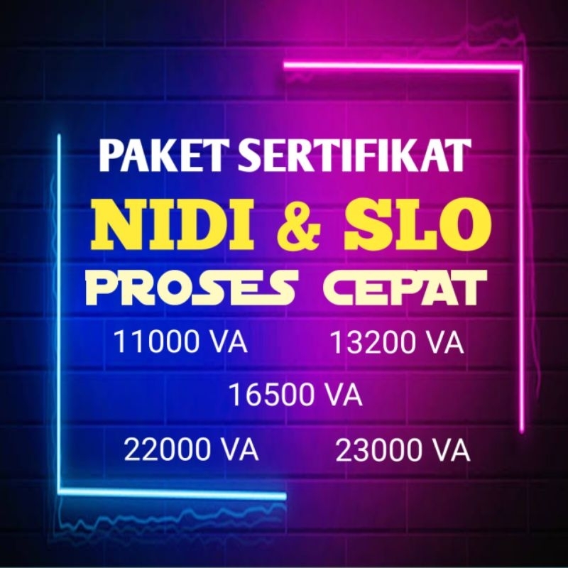 Jual PAKET SERTIFIKAT NIDI & SLO DAYA BESAR | PEMBUATAN | Shopee Indonesia
