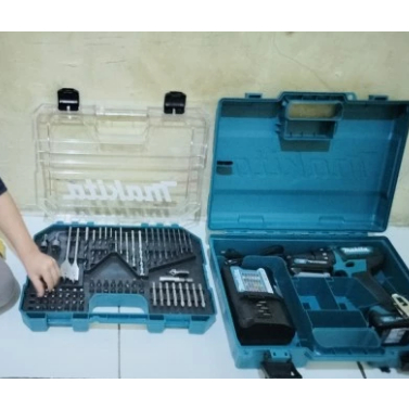 Jual Paket Mata Bor 75pcs Makita Mesin Bor Baterai Cordless Drill ...