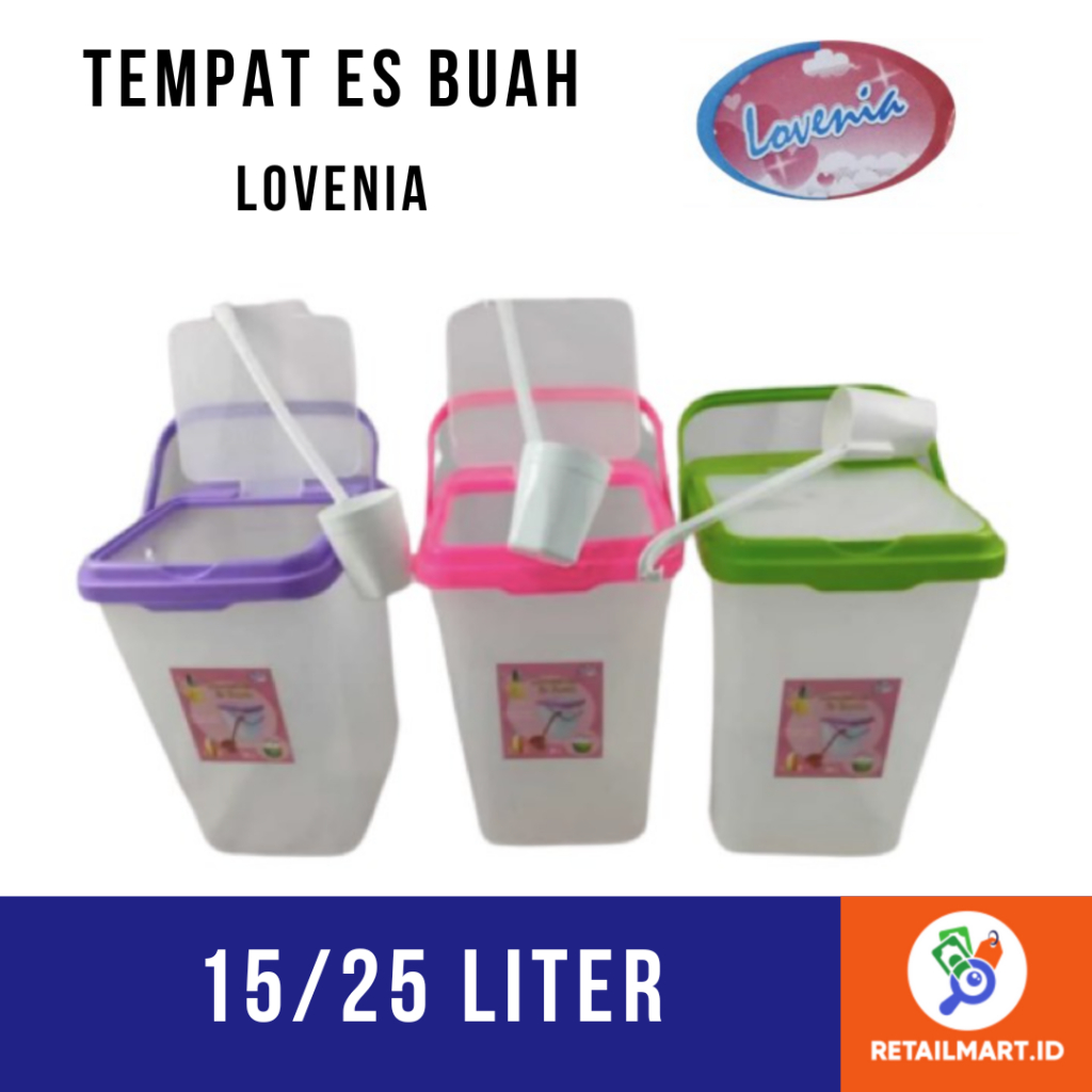 Jual LOVENIA: TEMPAT ES BUAH 15 LITER/ 25 LITER | Shopee Indonesia