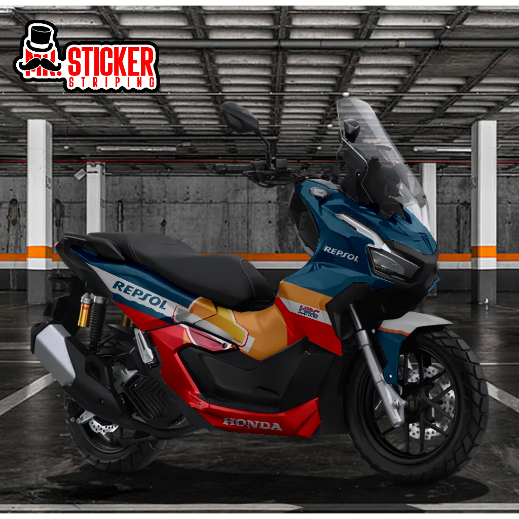 Jual decal honda ADV 160 ADV 150 full body custom sticker free design ...