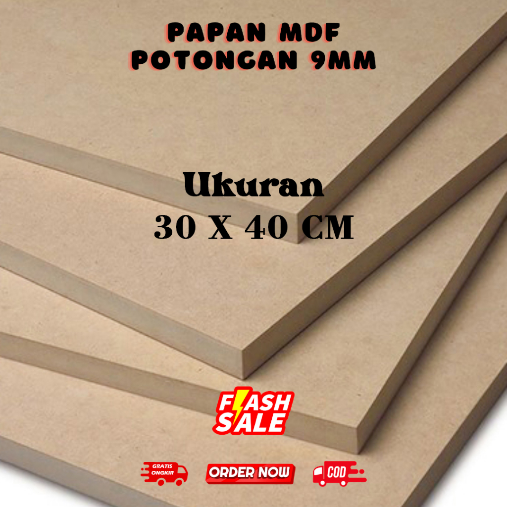 Jual Papan Kayu MDF 9mm 30x40 cm | Shopee Indonesia
