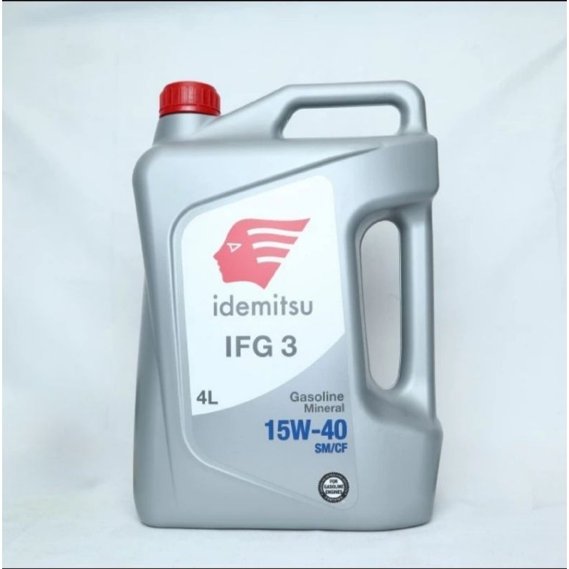 Jual Oli Mobil Idemitsu 15W-40 Gasoline SM/CF Mineral 4L Original ...