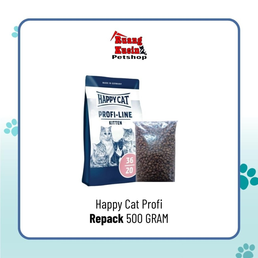 Jual Makanan Kucing Happy Cat Profi Repack 500gr | Shopee Indonesia