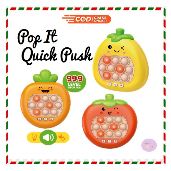 Jual Mainan Pop It Elektronik/ Mainan Pop It Push/ Push Pop It/ Pop It ...