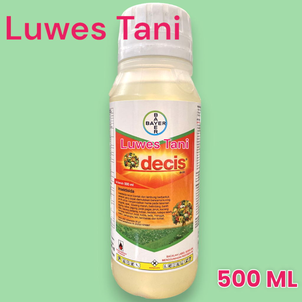 Jual DECIS 25 EC 500 ML INSEKTISIDA PESTISIDA PEMBASMI HAMA BAYER ...