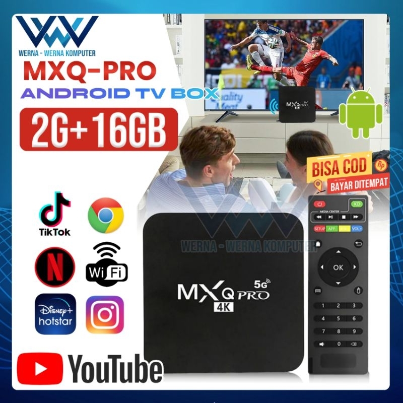 Jual ANDROID TV BOX MXQ-PRO 5G 2GB 16GB SUPPORT 4K FULL HD | Shopee Indonesia