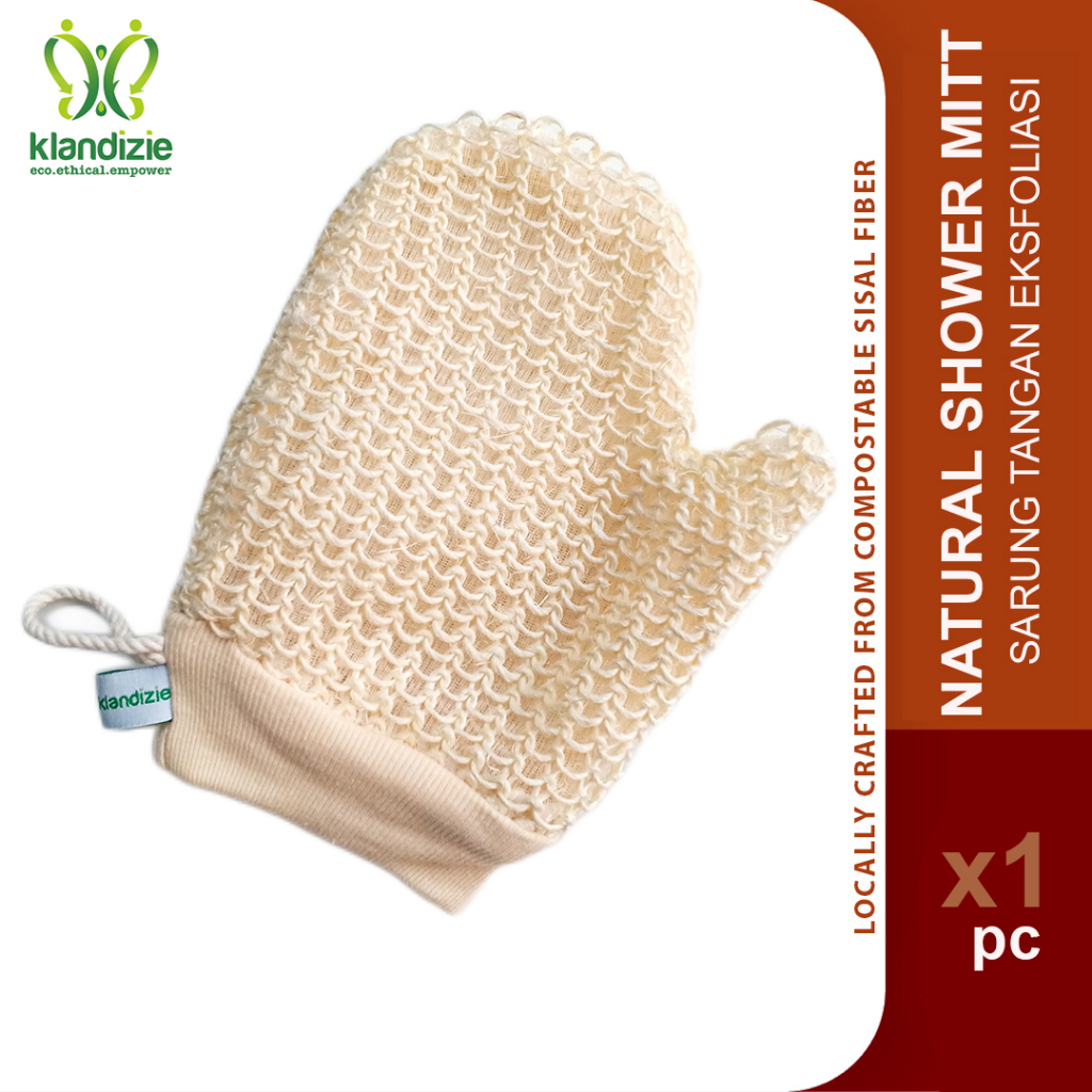 Jual KLANDIZIE - Shower Mitt Body Scrub Glove Back Scrubber Gloves ...