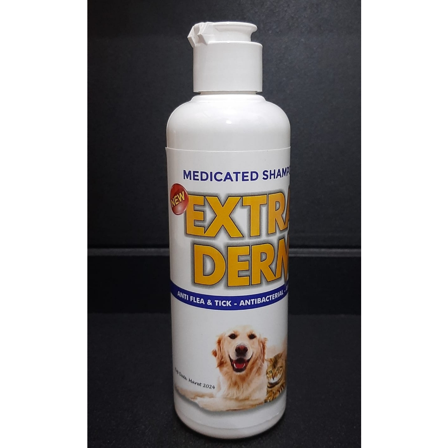 Jual EXTRA DERM 250 ML SHAMPO MEDICATED UNTUK KUCING & ANJING / SHAMPO ...