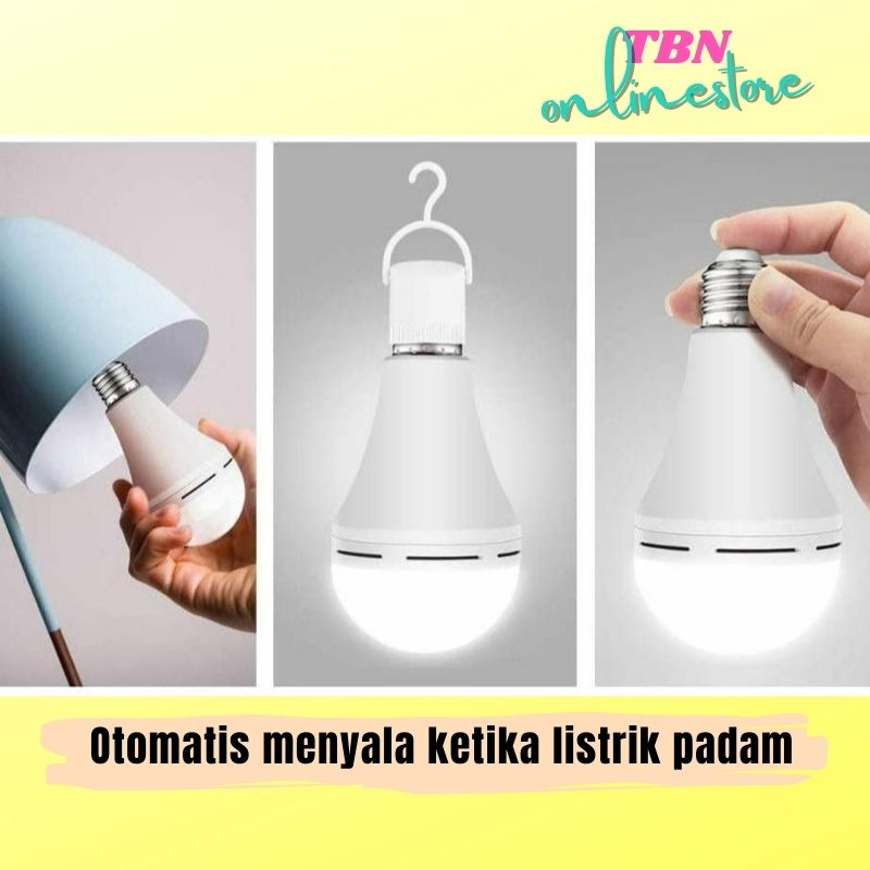 Jual Lampu LED Bulb Emergency ORENCHI AC DC 10W 15W 20W Cahaya Putih ...