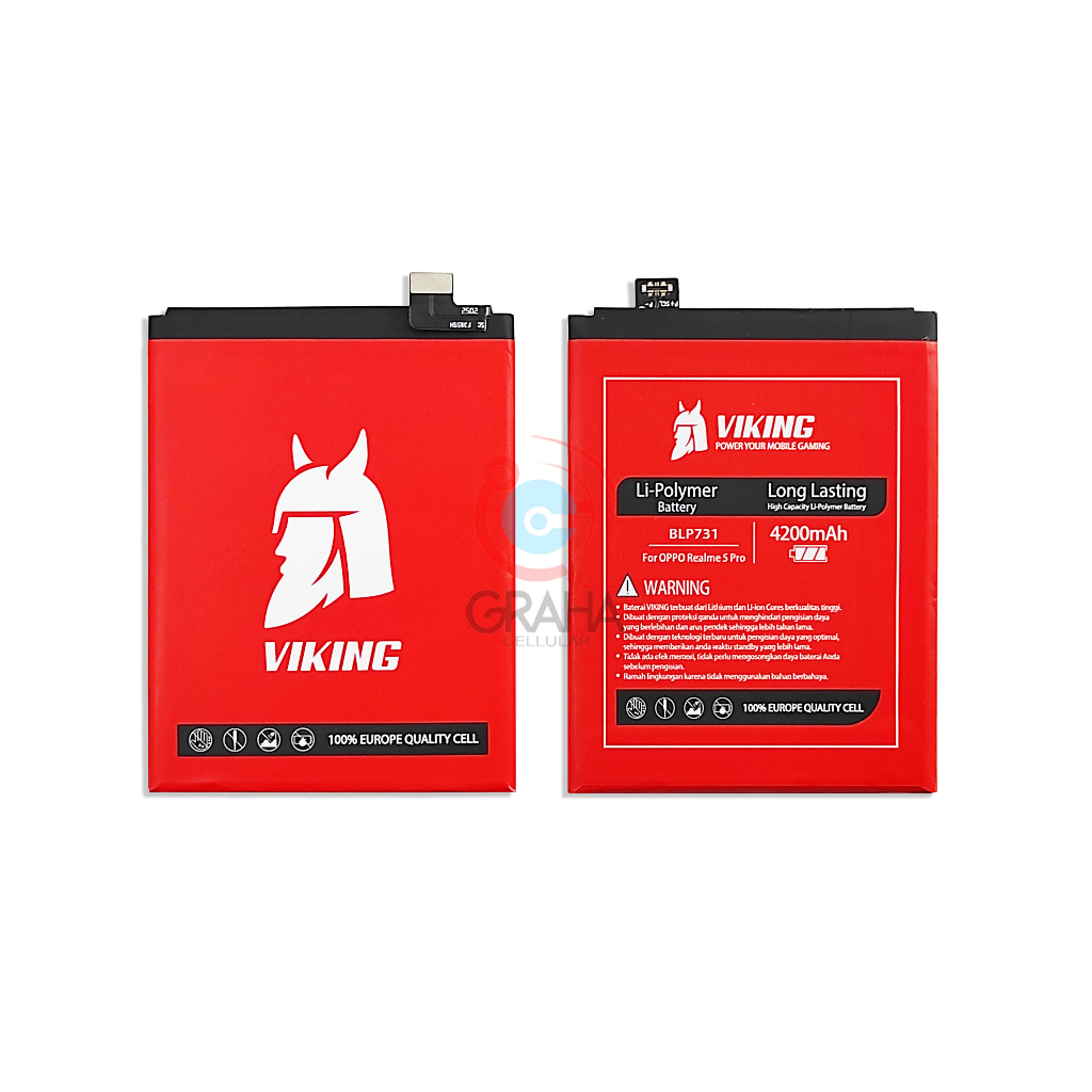 Jual BATERAI / BATTERY / BATRE REALME 5 PRO BLP-731 VIKING DOUBLE POWER ...