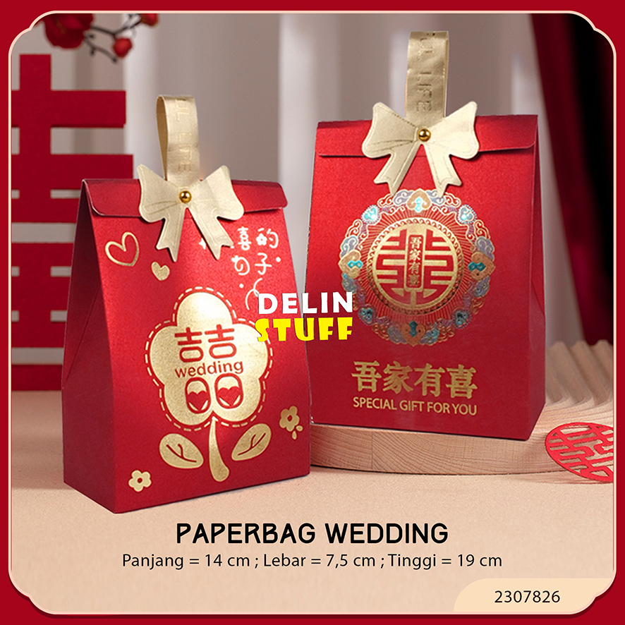 Jual Paperbag Handuk Teapai Phangteh / Paper bag Tingjing / Goodie Bag ...