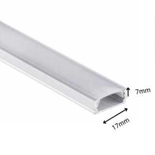 Jual LED Profile Cover Casing Housing LED Strip Rigid Aluminium L ...