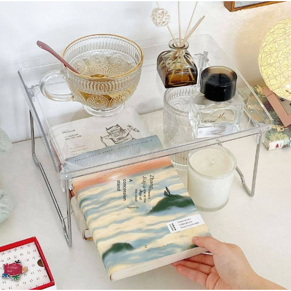 Jual rak transparan lipat rak penyimpanan akrilik Rak Penyimpanan ...