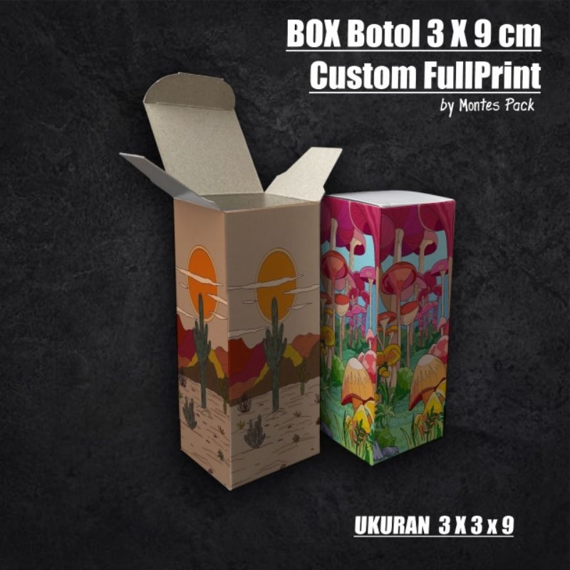 Jual Box botol pipet 3x3x9cm Custom print / pipet box Printing | Shopee ...
