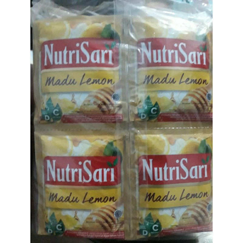 Jual Nutrisari All Variant Madu Lemon , Es Cincau Dan Lain2 1 Pack Isi ...