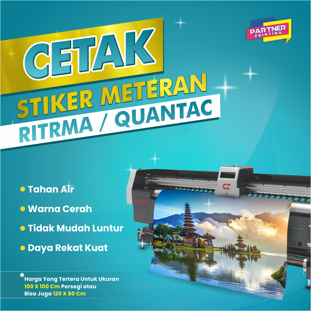 Jual STIKER RITRAMA / QUANTAC METERAN ANTI AIR | Shopee Indonesia