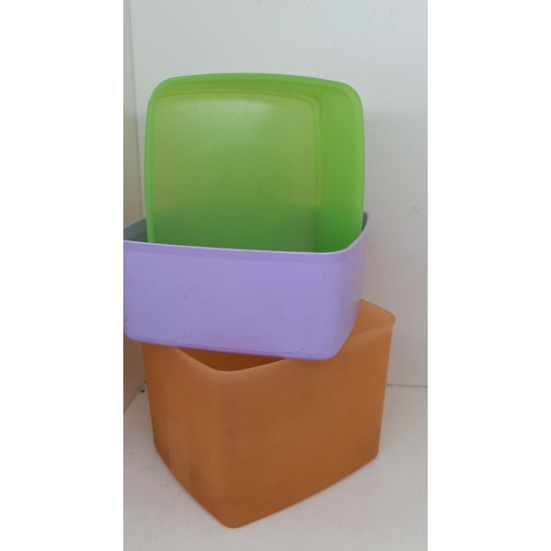 Jual TOOLES TUPPERWARE SECOND / PRELOVED / BASE SQUARE TANPA TUTUP ...