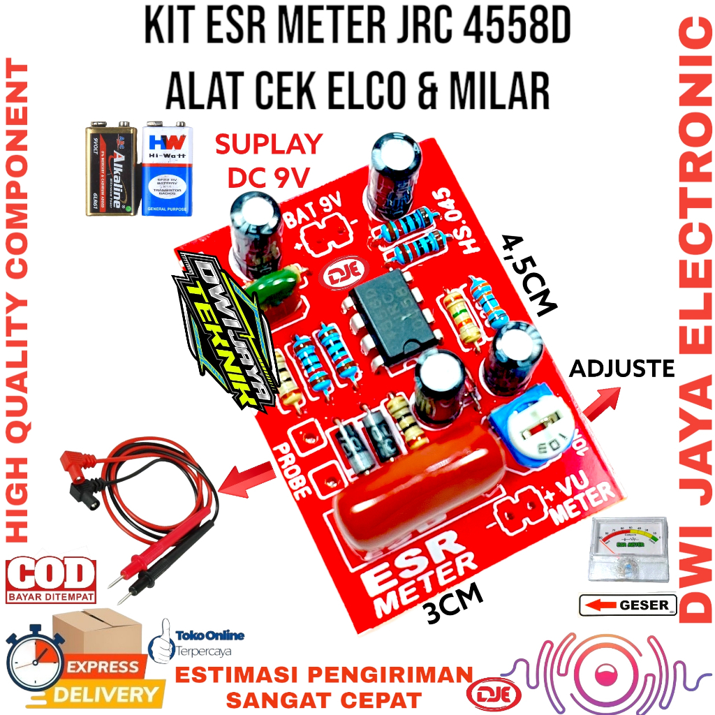 Jual Kit Esr Meter Analog Shopee Indonesia