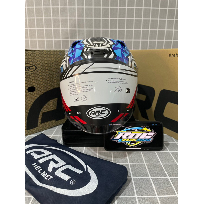 Jual Helm ARC XR LAGUNA BLUE Original | Shopee Indonesia