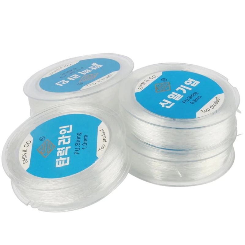 Jual Tali Senar Elastis Korea Shin il Co Bahan Kerajian Membuat Gelang ...