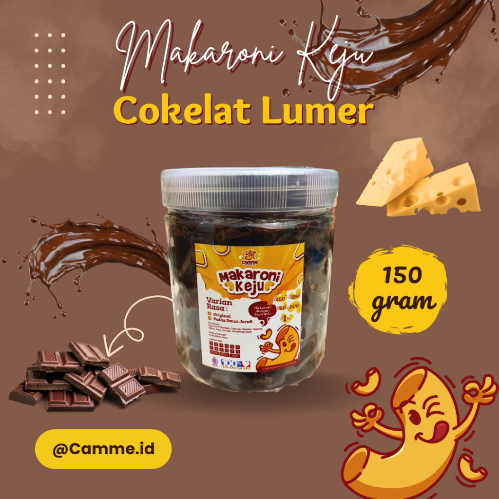 Jual Makaroni Keju Cokelat Lumer Homemade 150gr Gluten Free | Keju ...