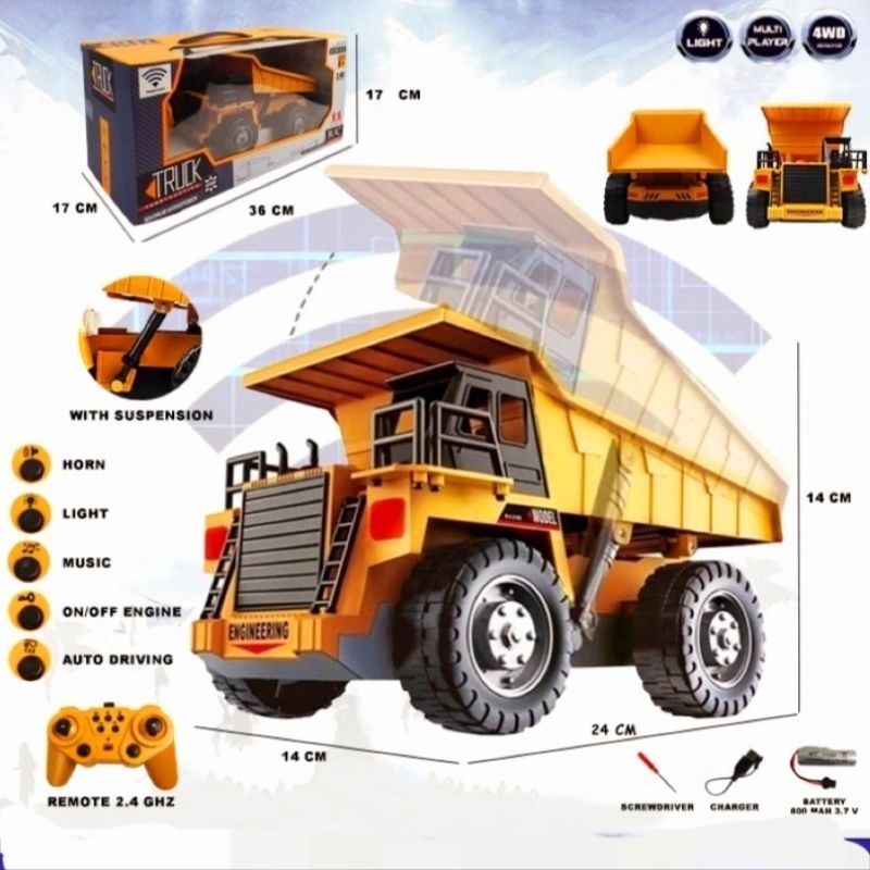 Jual rc dumptruk truk tambang 11 channel | Shopee Indonesia Jual rc dumptruk truk tambang 11 channel | Shopee Indonesia