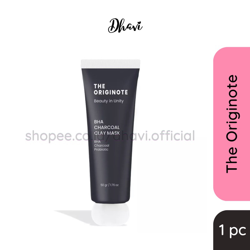 Jual THE ORIGINOTE Clay Mask Charcoal BHA Masker Wajah Probiotic ...