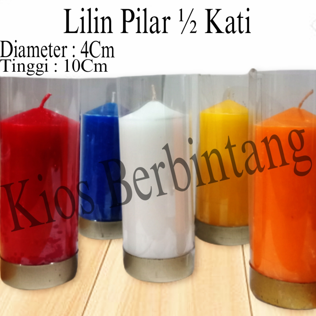 Jual Lilin 1/2 kati Lilin Sembahyang Lilin Puja Lilin Doa Lilin Dekorasi perPcs | Shopee Indonesia