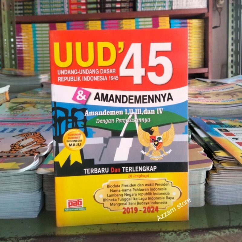 Jual Buku Uud 1945 Dan Amandemen Terbaru Terlengkap Shopee Indonesia 