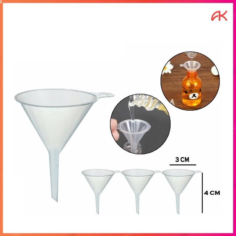 Jual CORONG MINI PLASTIK / CORONG PARFUME OIL ESSENTIAL / SMALL FUNNELS ...