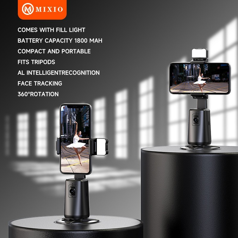 Jual MIXIO A200 Auto Face Tracking Gimbal Handphone Stabilizer 360 ...