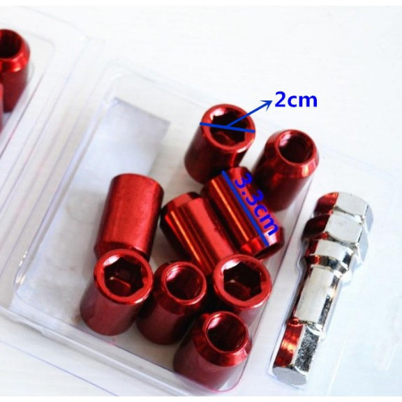 Jual Lugnut Red Lug Nut Baut Roda | Shopee Indonesia Jual Lugnut Red Lug Nut Baut Roda | Shopee Indonesia