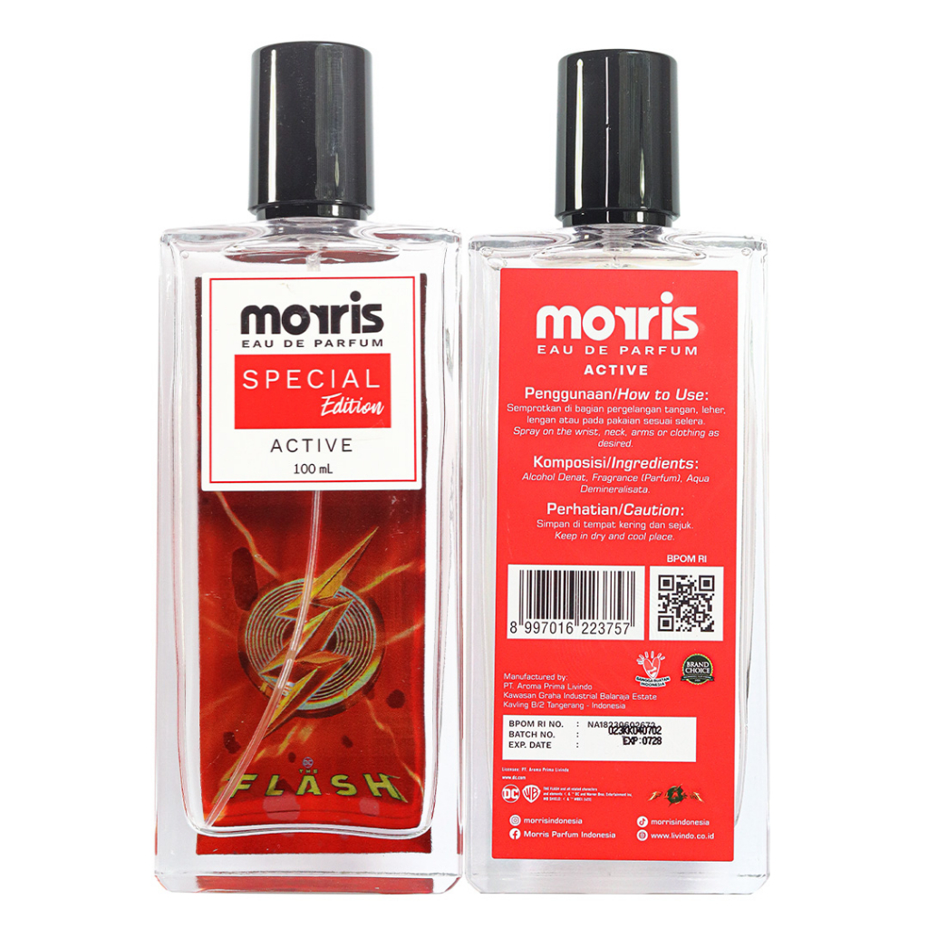 Jual Morris Eau De Parfum Special Edition The Flash 100ml | Shopee ...