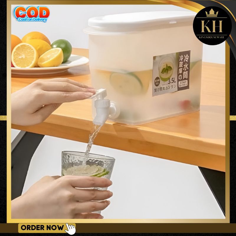 Jual Dispenser Air Minum Dingin Water Tank Juice Dispenser 3,5 Liter ...