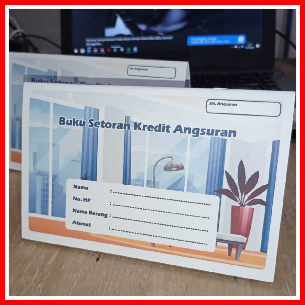 Jual BUKU KREDIT ANGSURAN - COVER CUSTOM - isi 28 Halaman | Shopee ...