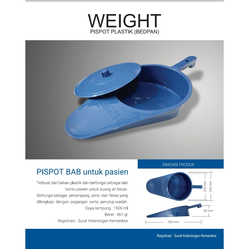 Jual Pispot Sodok Pria Atau Wanita / Pispot Sodok Plastik Portable ...