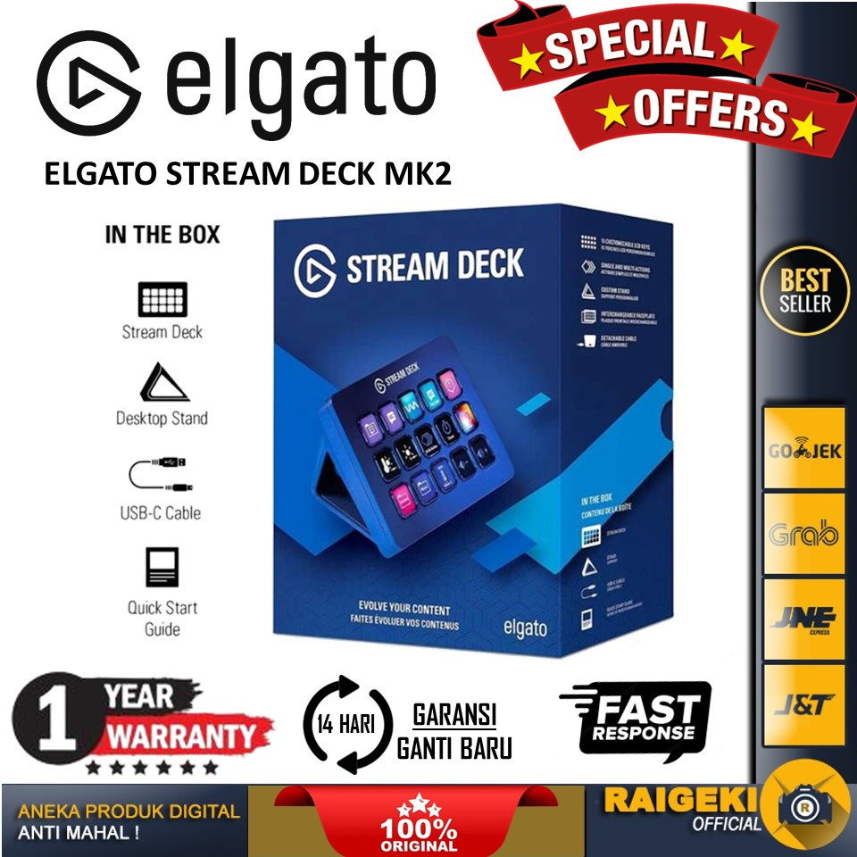Jual Elgato Stream Deck MK 2 / Streamdeck MK2 Control Pad | Shopee ...