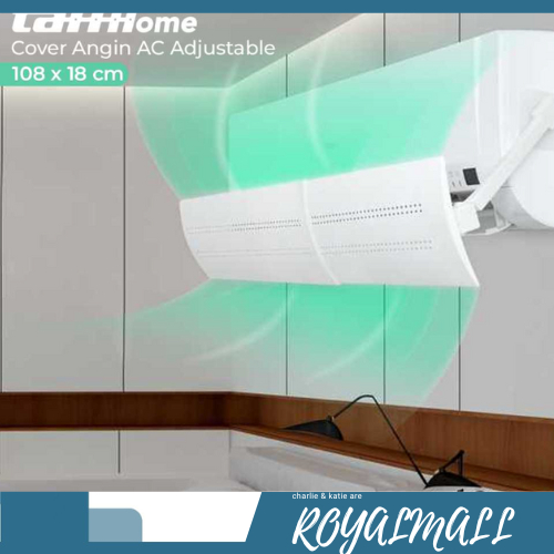 Jual Cover Angin AC Adjustable Windshield Deflector 108 x 18 cm / Cover ...