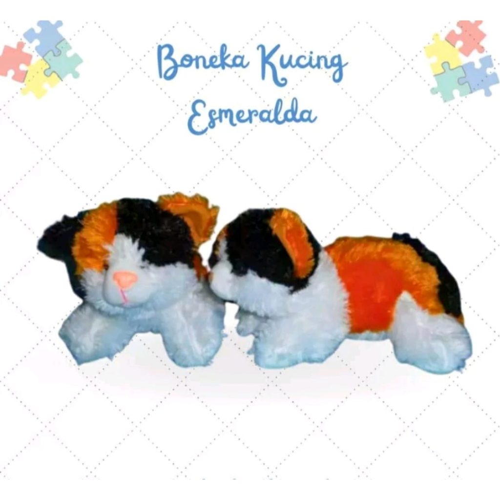 Jual Boneka Kucing Esmeralda ukuran M | Shopee Indonesia