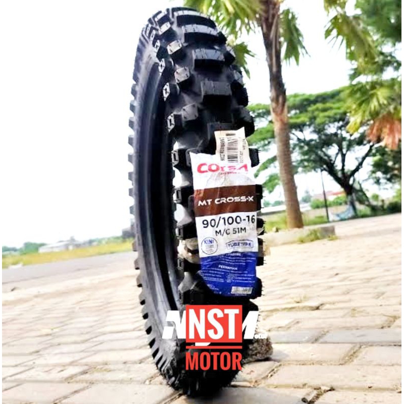 Jual Ban Luar Trail 90/100 16 MT Cross X Tubetype Ban Luar Motor Trail ...
