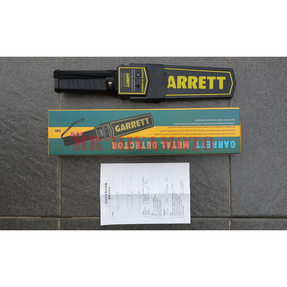Jual GARRETT Super Scanner Handheld Metal Detector Alat Pendeteksi ...