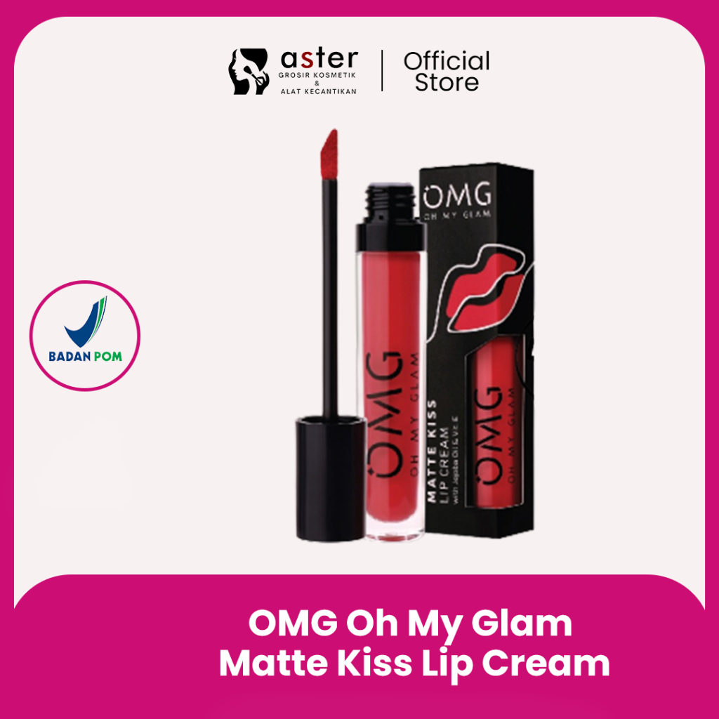 Jual Aster Kosmetik - OMG Oh My Glam Matte Kiss Lip Cream - Coffee ...