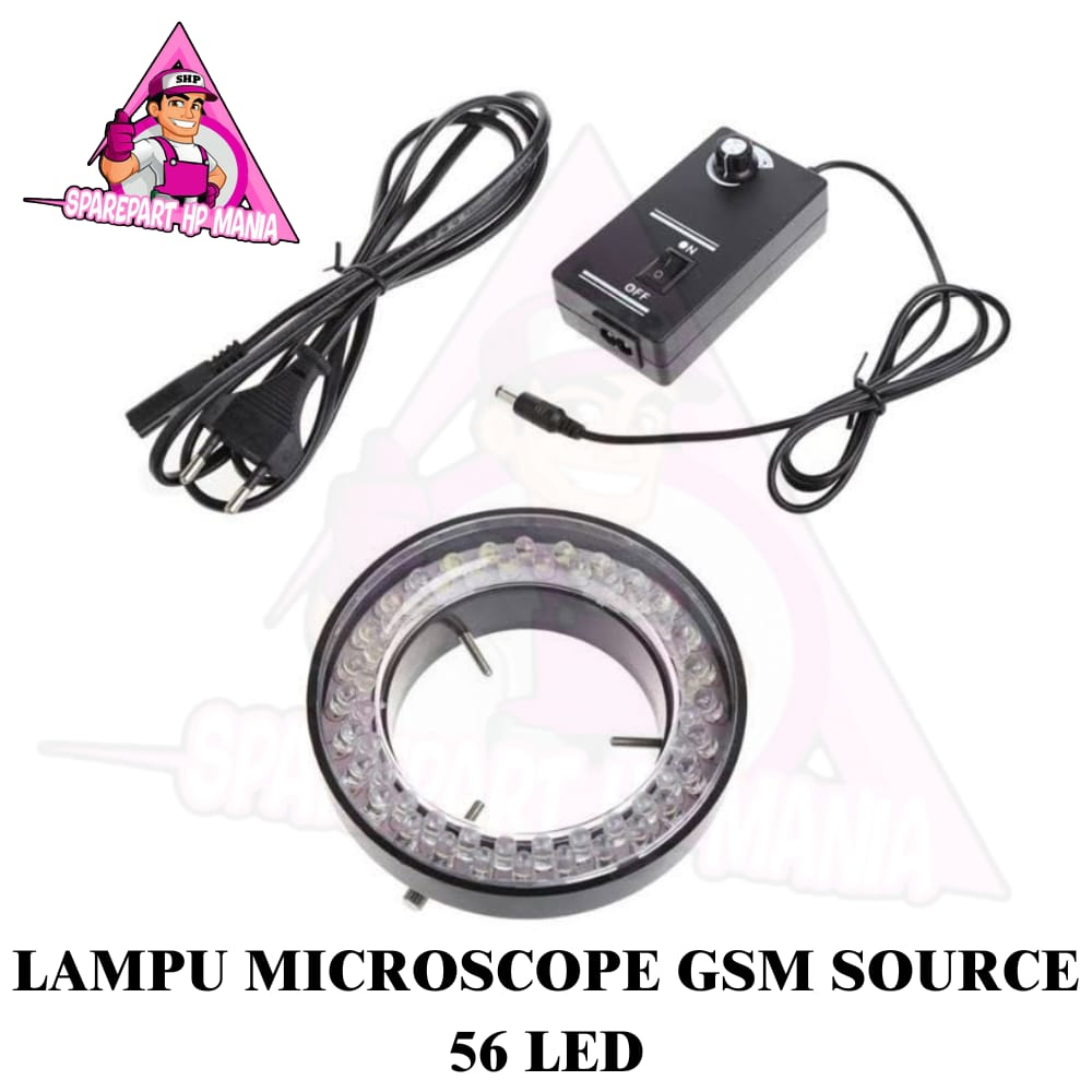Jual LAMPU MIKROSKOP GSM SOURCE 56 LED LIGHT MICROSCOPE HIGH QUALITY ...