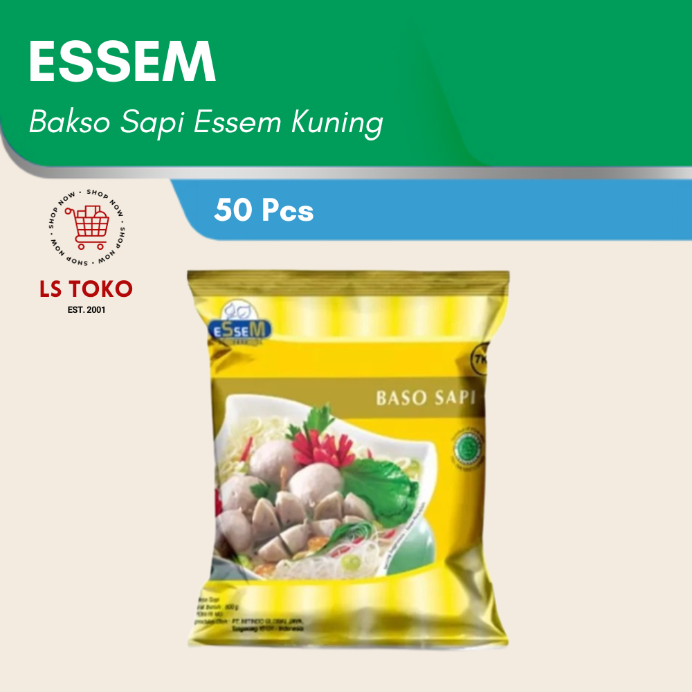 Jual Bakso Sapi Super Special Essem Food isi 50 | Shopee Indonesia