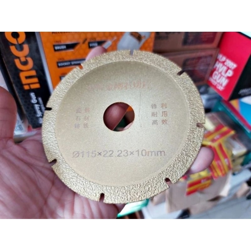 Jual DIAMOND Carbide Cutter BRAZING 115mm Mata Potong Multi Cutter Mata ...