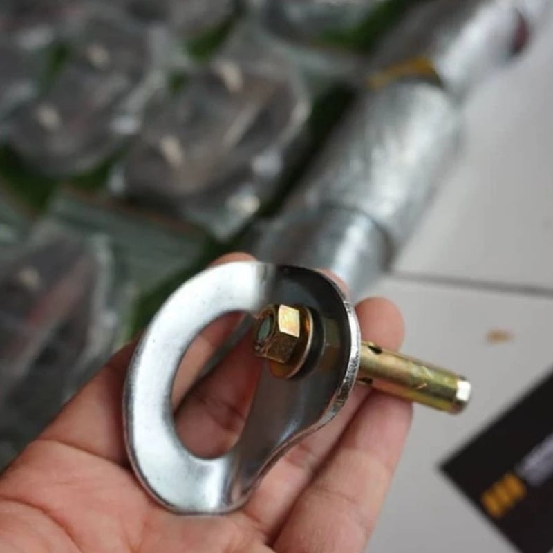 Jual Hanger Anchor steel outdoor safety Full Set climbing safety rope ...