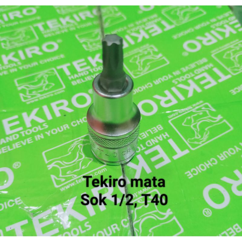 Jual TEKIRO Mata Shock Bintang T40 /Kunci Baut kaliper cakram 1/2 Inchi ...