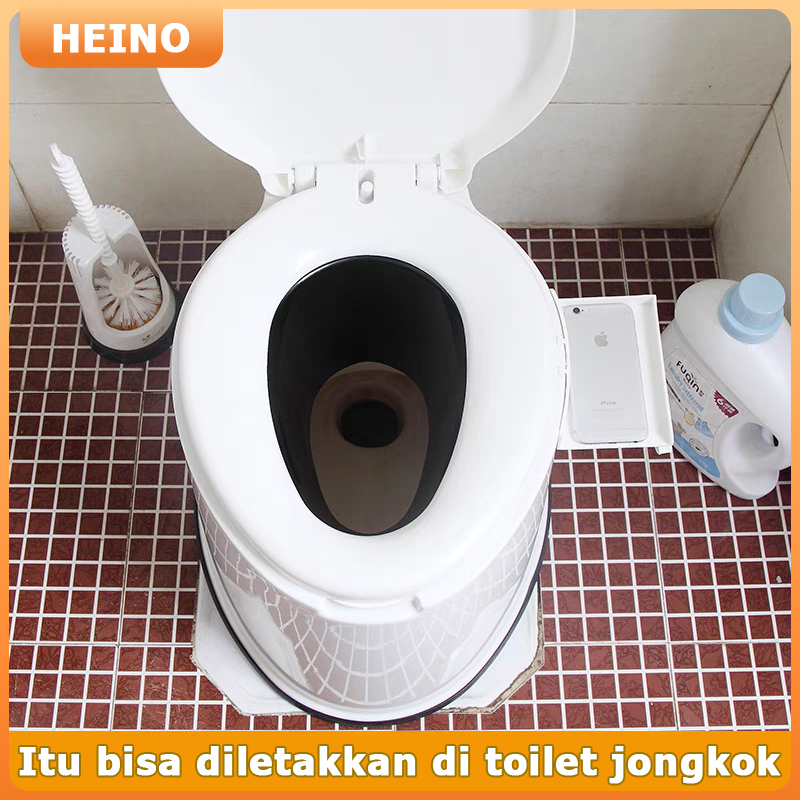 Jual HIENO Closet Jongkok Closet Duduk Toilet Portable Kursi Toilet ...